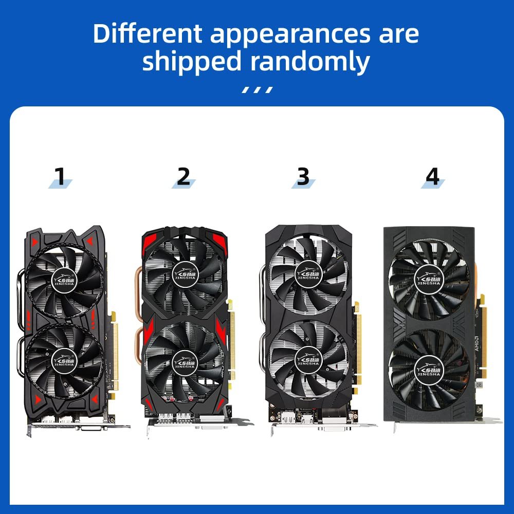 Video Card RX 580 8GB 256Bit 2048SP GDDR5 Graphics Cards for AMD Radeon ...