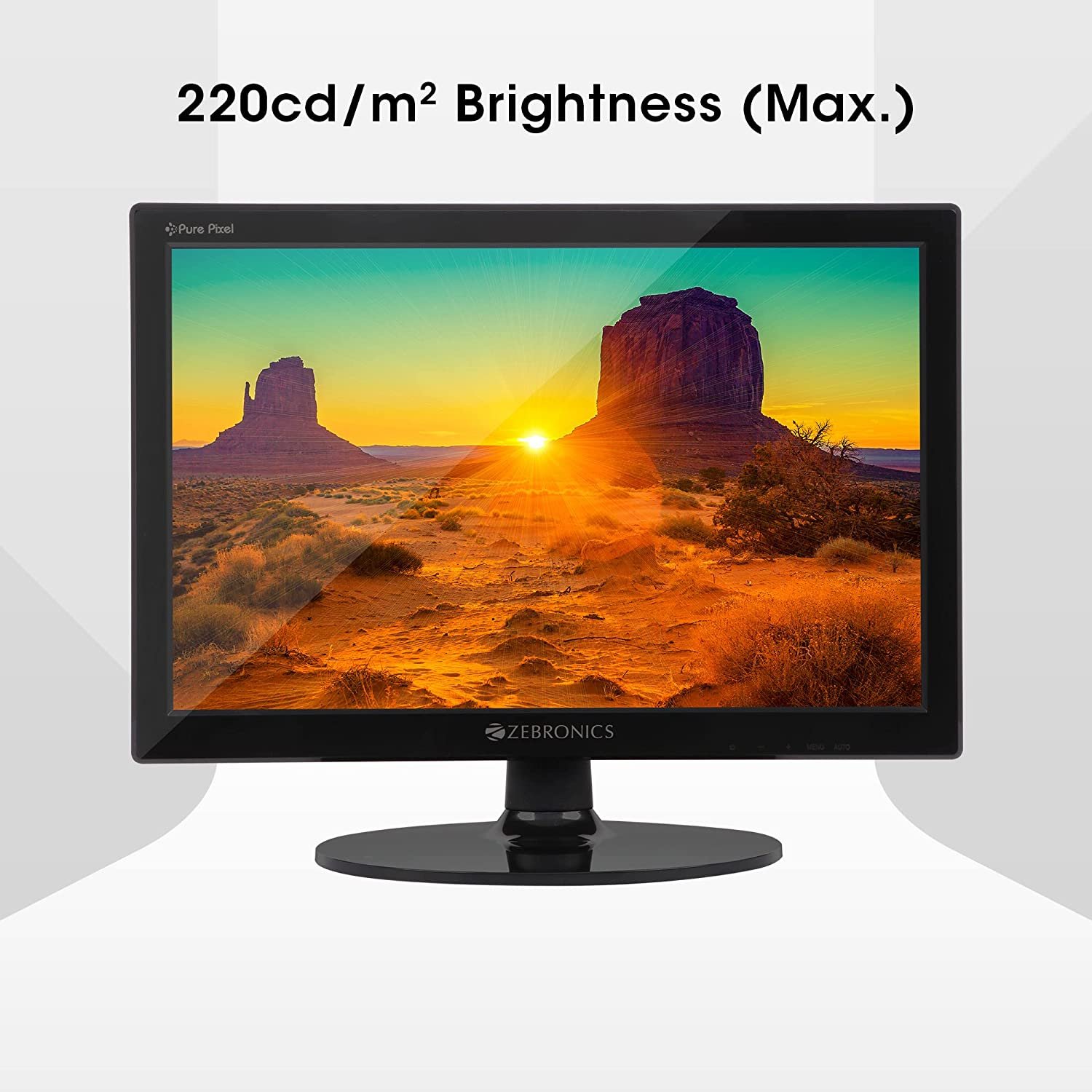 Zebronics Zeb-V16HD LED Monitor with15.4 with Supporting HDMI, has VGA ...