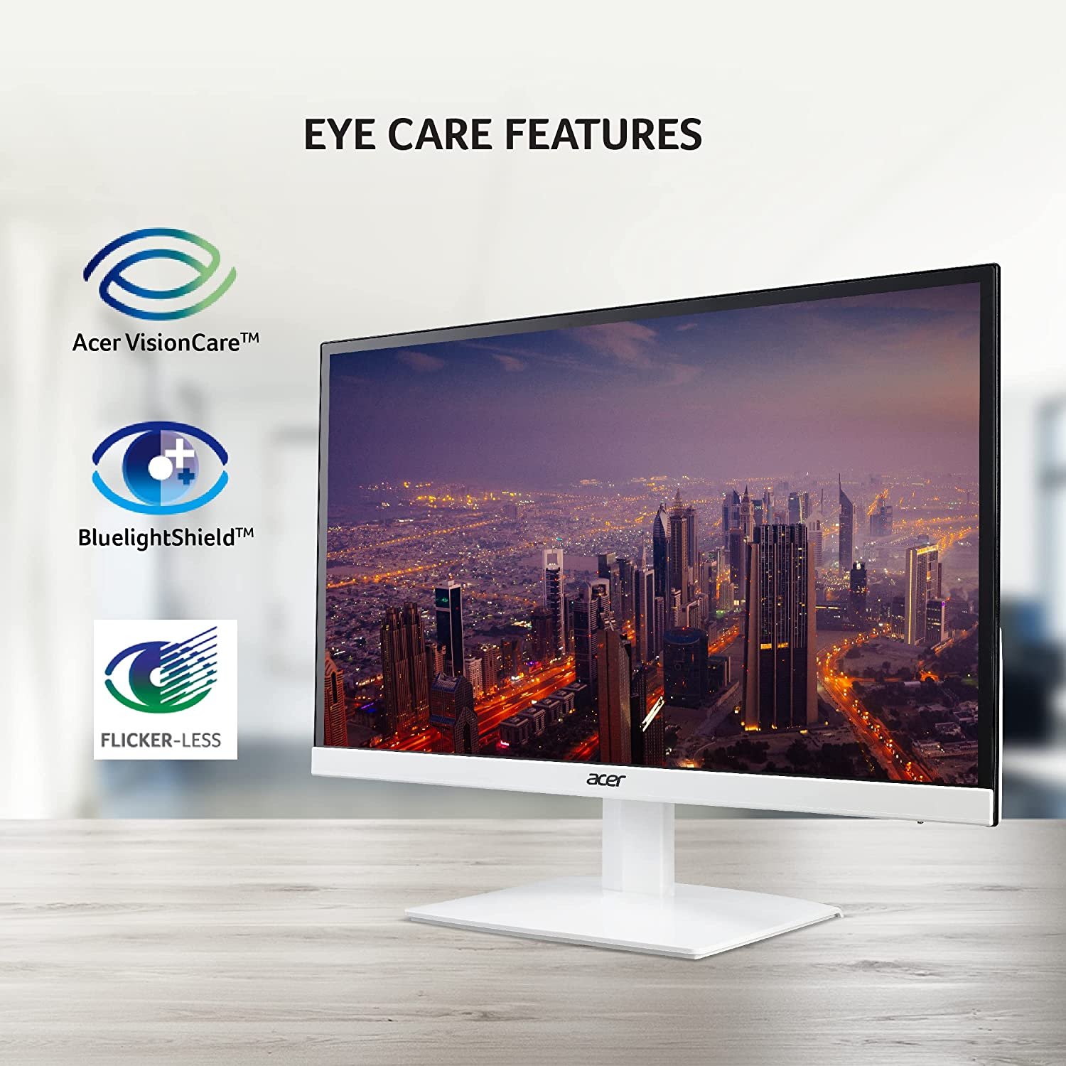 Acer Ha240Y 23.8 Inch (60.45 cm) LCD 1920 X 1080 Pixels Full Hd IPS ...