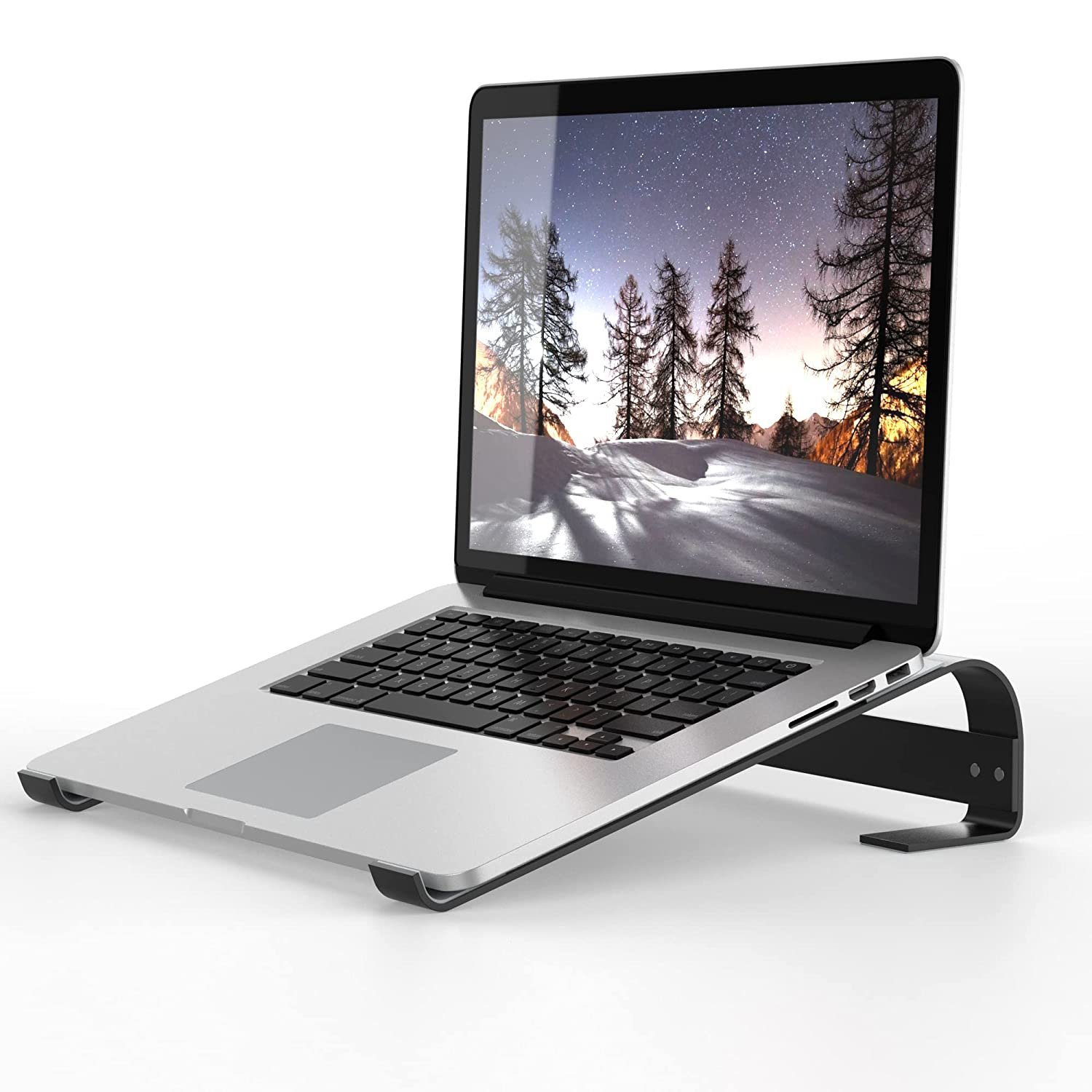 ELV Direct Tabletop Direct Laptop Stand, Ergonomic Aluminum Computer ...