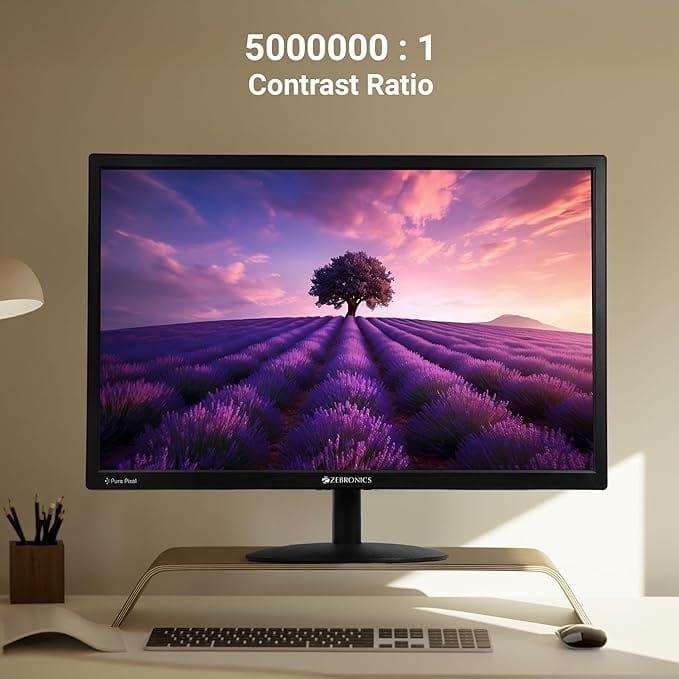 ZEBRONICS V22HD+LED, 22 Inch (55.8cm) LED Monitor, Dual HDMI & VGA ...