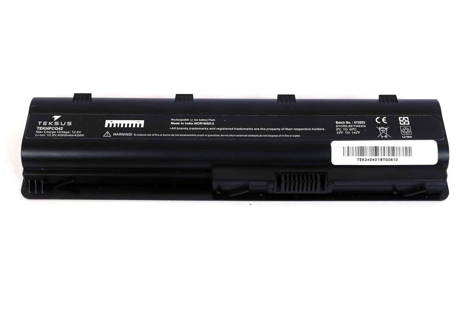 Teksus CQ42 Laptop Battery - ITPortal.co.in